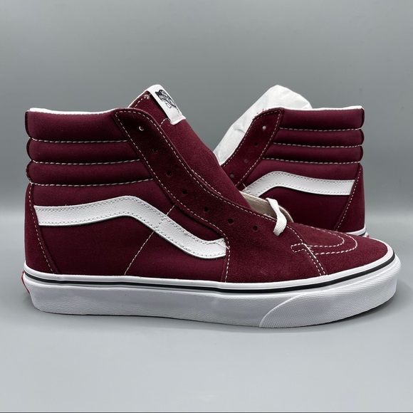 Vans | Shoes | Vans Sk8hi Maroon | Poshmark